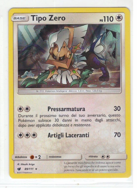 POKEMON TIPO ZERO 89/111 Rara Holo Invasione Scarlatta Italiano EUR 1 ...