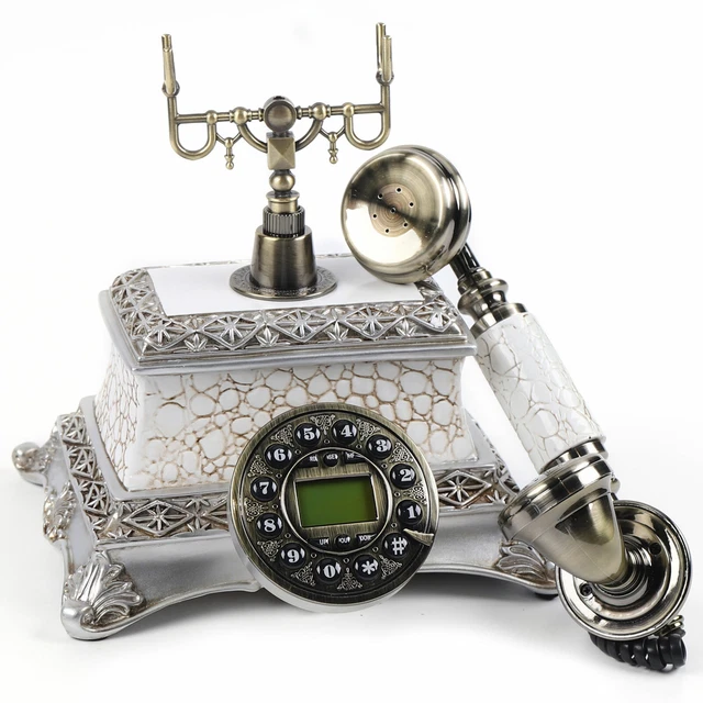 VINTAGE DESK DIAL Telephone Retro Classic Landline Phone Home Office ...