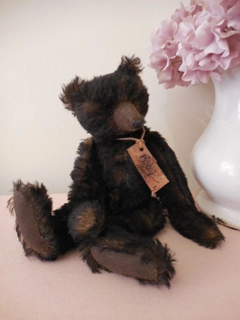 RARE GERTIE WIGGINS Mohair Artist Bear by Alison Anne Cairns 11 inches ...