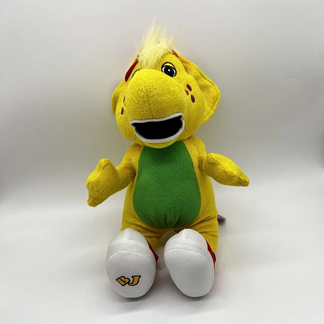 BARNEY THE DNOSAUR BJ 11” Yellow Dinosaur Friend Plush Stuffed Animal ...