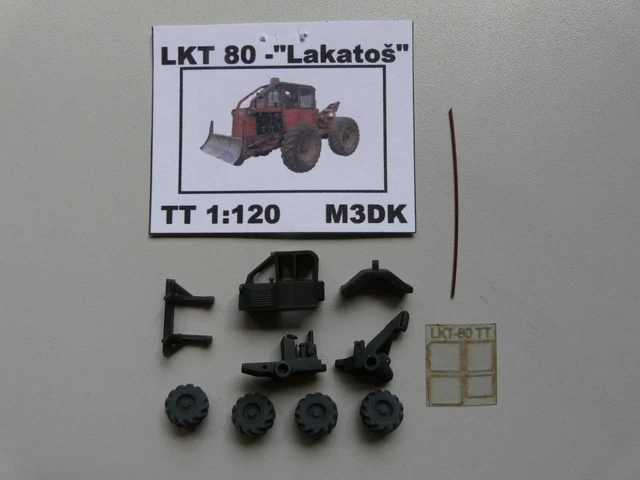 M3DK SPUR TT Komplettbausatz 3D Druck Bausatz Forsttraktor Holzschlepper LKT 80 EUR 14,99 ...
