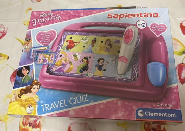 CLEMENTONI SAPIENTINO Travel Quiz Disney Princess EUR 8,00 - PicClick IT