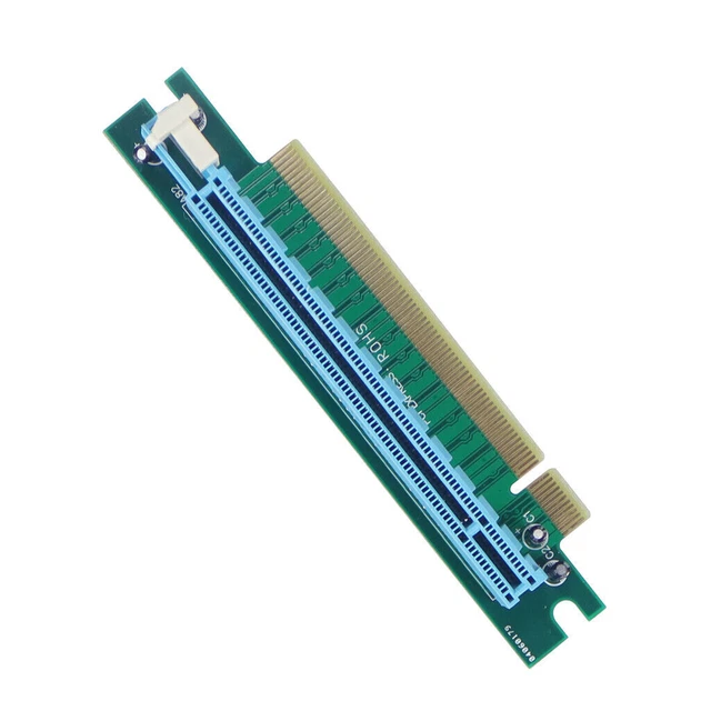 PCIE FLAT INSERTION Pci-E Pci-Express 16X Extender Protector Riser ...