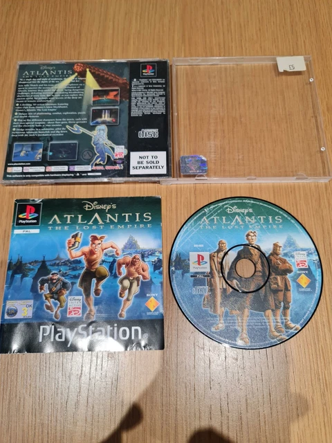 PS1 DISNEY'S ATLANTIS THE LOST EMPIRE Playstation One Boxed Spiel N ...