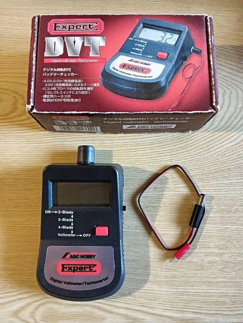 [LOW USE] ABC HOBBY Digital Tachometer for radio control, with NiCD ...