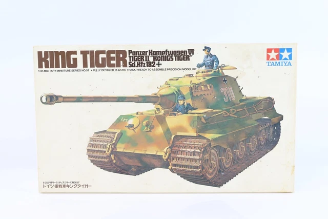 TAMIYA MM157-800 1:35 Scale German Heavy Tank King Tiger £0.99 ...