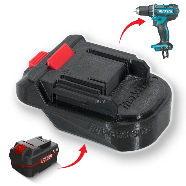 LIDL PARKSIDE X20V to Makita 18V LXT Power Tool Battery Adapter ...