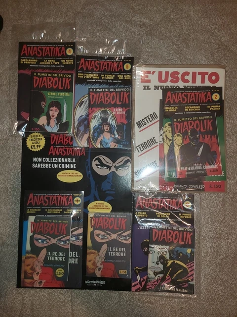 SEQUENZA DIABOLIK ANASTATIKA Anastatica Da N. 1 A 6 Qs Completa Nuovo ...