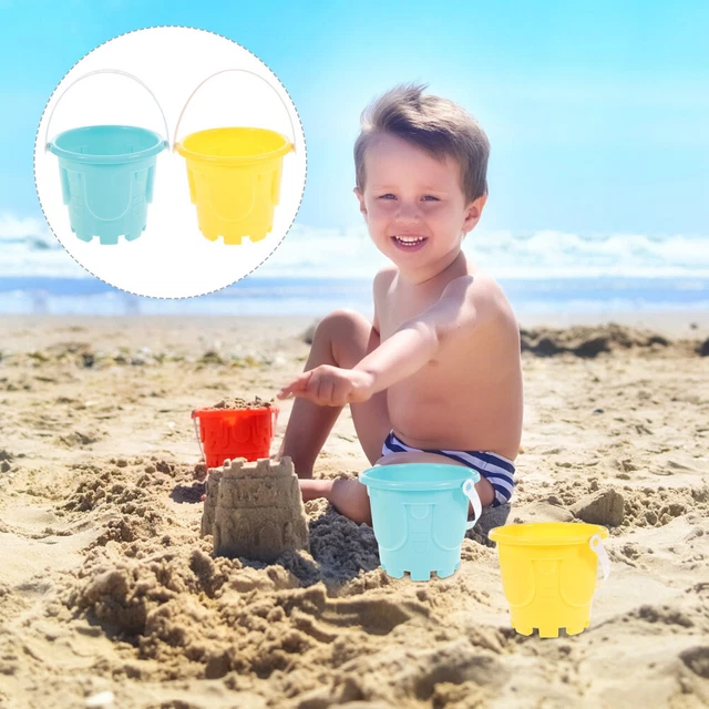 2 PCS KUNSTSTOFFFASS Strand Eimer Set Kinder Plastikspielzeug EUR 17,64 ...