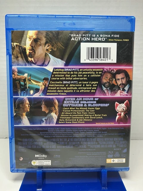 BULLET TRAIN (2022)(BLU-RAY + DVD + Digital Code) Brad Pitt $18.99 ...