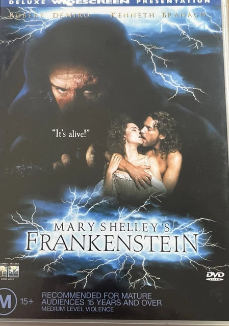 FRANKENSTEIN MARY SHELLEYS DVD OOP Robert De Niro 1994 Like New Region ...