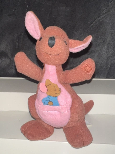 WINNIE THE POOH Plush Kanga And Roo Plush Stuffed Doll Vintage 1997 ...