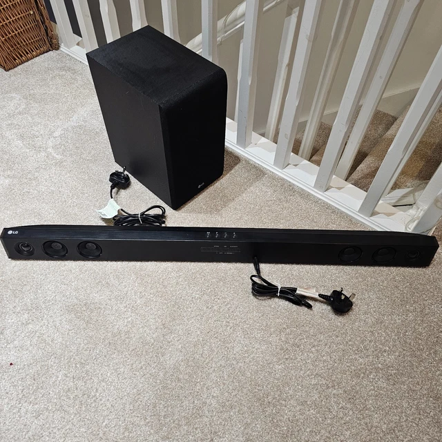 LG WIRELESS ACTIVE Soundbar SJ3 and Subwoofer SPJ4B-W - Excellent ...