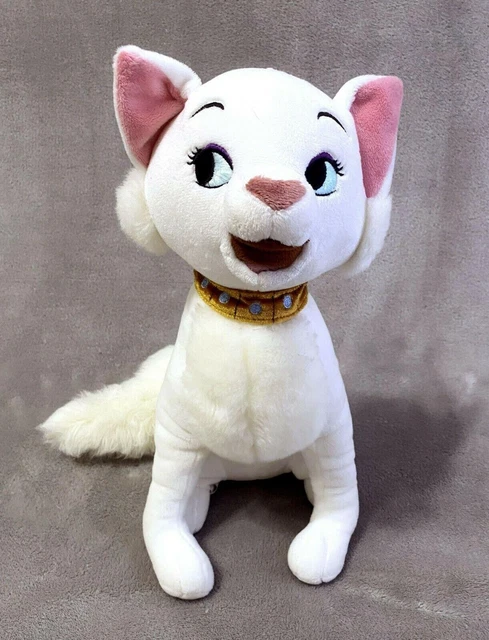 DISNEY STORE DUCHESS Aristocats Stuffed Plush White Cat Stuffed Plush ...