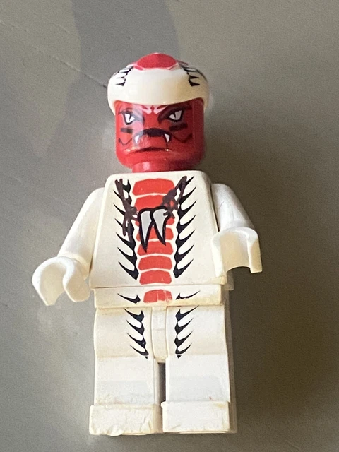 LEGO NINJAGO SNAPPA Minifigure Red & White Snake Ninja 9442 Genuine £20 ...