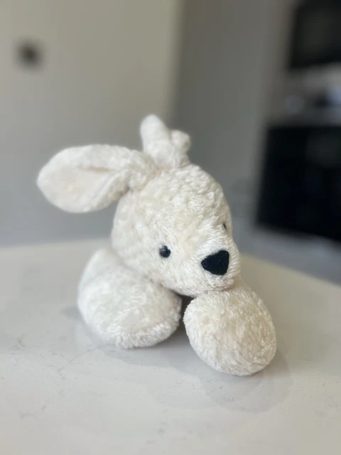 MOTHERCARE VINTAGE FLOPPY Bunny Rabbit Soft Toy Teddy Plush Green Label ...