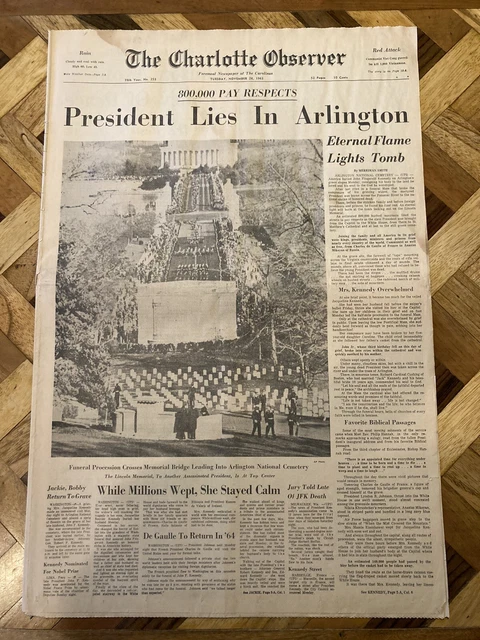 US PRESIDENT JOHN F Kennedy JFK Funeral Procession November 26 1963 ...