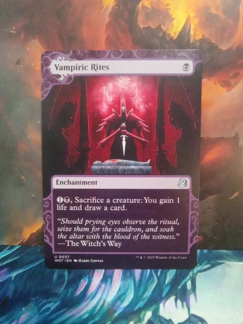 VAMPIRIC RITES #0037 MTG sans frontières Wilds of Eldraine EUR 1,38 ...