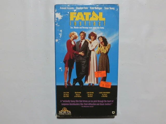 FATAL INSTINCT VHS Armand Assante, Sean Young 6B EUR 9,43 - PicClick DE