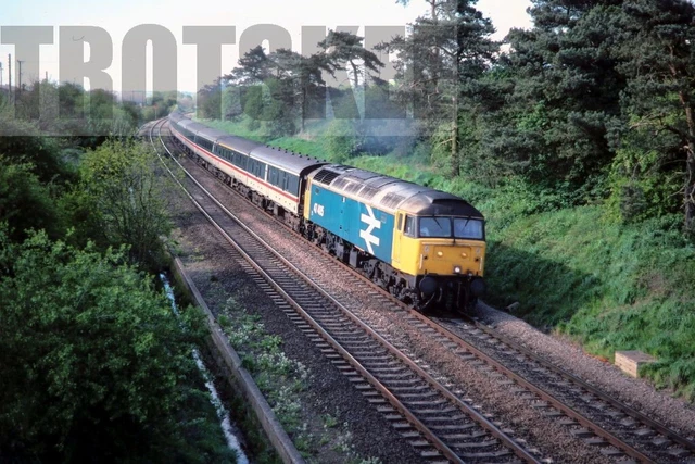 35MM SLIDE BR British Rail Diesel Loco Class 47 47485 King Sutton 1989 Original £4.97 - PicClick UK