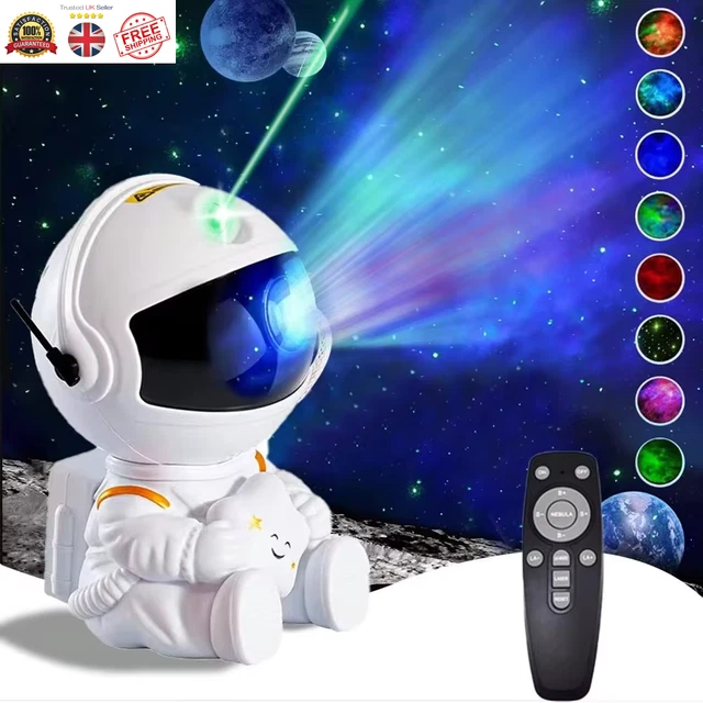 ASTRONAUT GALAXY STAR Projector Night Light for Kids Bedroom Decor £11. ...