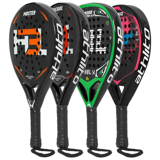 ROCKET PADE ULTRA Schläger Set Kohlefaser Schläger Strand Tennis Paar ...