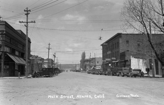 MAIN STREET, ALTURAS, California 1950s view OLD PHOTO 5 EUR 6,71 ...