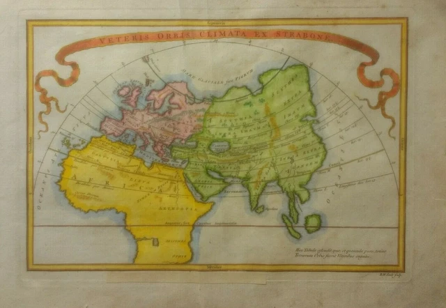 ANTIQUE MAP OF Ancient World by Christoph Cellarius 1789 £55.00 ...