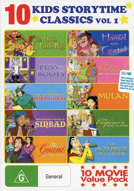 10 KIDS STORYTIME Classics: Vol 1 DVD (Region ALL) NEW £15.10 - PicClick UK