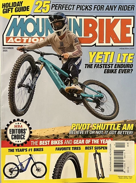 MOUNTAIN BIKE ACTION Magazine Issue December 2025 £14.00 - PicClick UK
