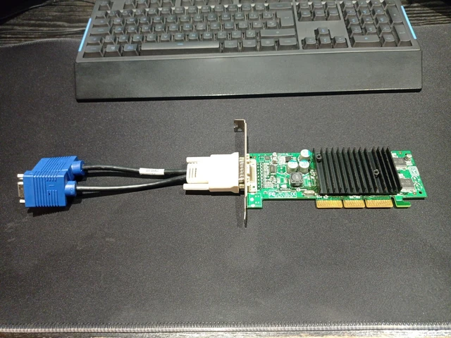 NVIDIA P118 QUADRO AGP VGA card 24mb Vram. Comes with Correct Cable For ...