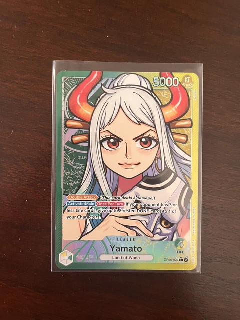 CARTA ONE PIECE Wings Of The Captain Yamato Alt Art Leader Op06-022 ...