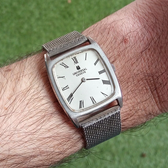 DRESS WATCH - Montre mécanique Universal Genève roman - 842-114 - Fonctionne EUR 269,00 ...