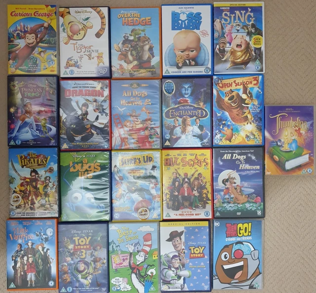 21X DVD BUNDLE Kids Children's Job Lot Disney Animated Toy Story Films DVD U PG £9.00 - PicClick UK