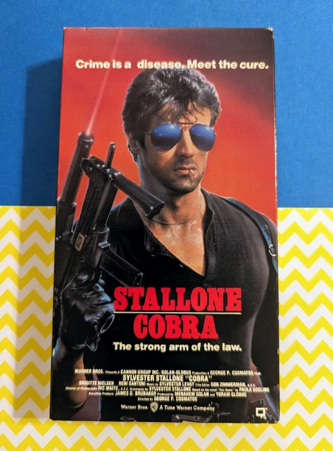 COBRA VHS 80S Action Cult Stallone Crime Warner Home Video First ...