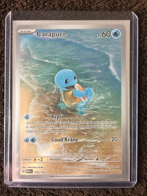CARTE POKÉMON 151 Carapuce AR 170/165 EV3.5 Mew EUR 37,00 - PicClick FR