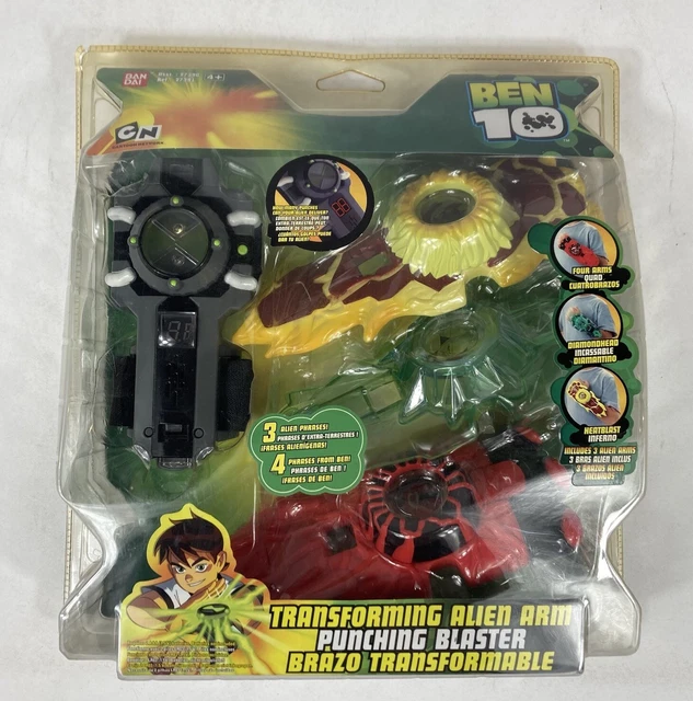 BEN 10 TRANSFORMING Alien Arm Omnitrix Light & Sound FX 27390 CN Bandai ...