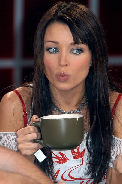 AUSTRALIAN SINGER DANNII Minogue during an interview for Channel V- Old ...