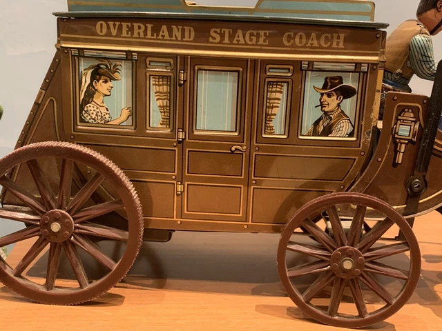 TIN TOY Overland Stage Coach -Modern Toys trademark EUR 120,00 ...