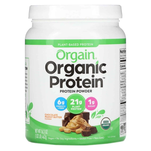 2 X ORGANIN, Proteína Orgánica en Polvo, A Base de Plantas, Chocolate ...
