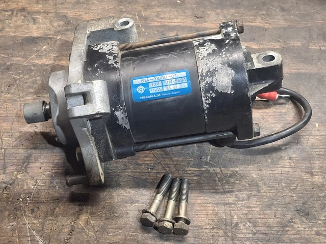 YAMAHA 200 225 250 3.1L V6 Two-Stroke Starter Motor Assembly 61A-81800 ...