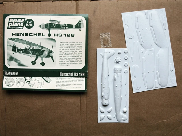 MAQUETTE RARE PLANE Vacforms Henschel Hs 126 EUR 2,00 - PicClick FR