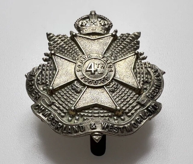 WW2 BORDER REGIMENT 4th battalion Cap Badge 50 x 45 mm £45.00 - PicClick UK