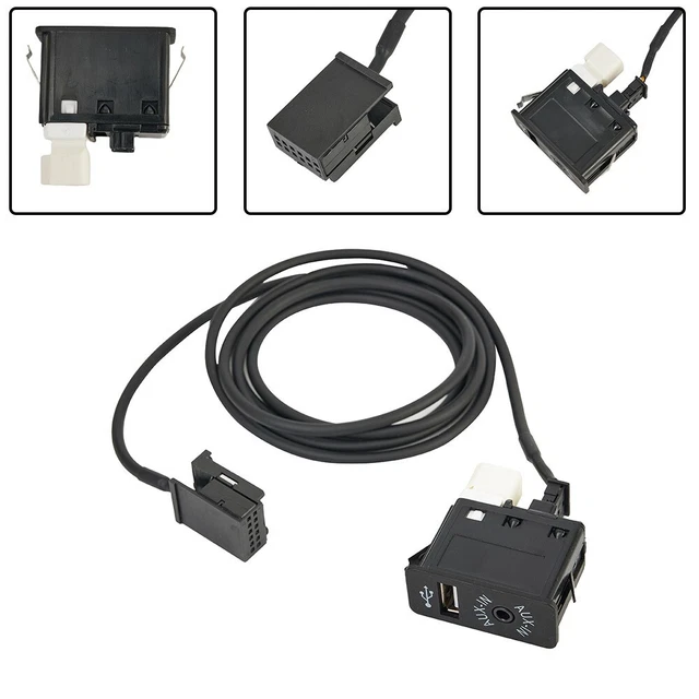 INTERRUPTEUR PRISE D'ENTR??E USB AUX plastique noir pour E39 E53 X5Z4 ...