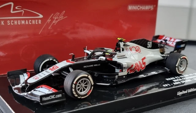 MINICHAMPS HAAS F1 Team VF-20 #50 Mick Schumacher 1:43 FP1 Abu Dhabi GP 2020 EUR 55,00 - PicClick FR