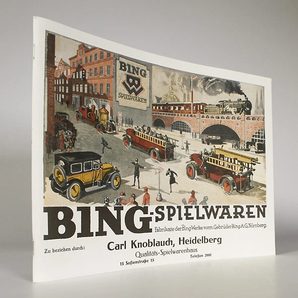 BING KATALOG (CATALOG) 1928 - Reprint, Tin Toys, Eisenbahnen ...