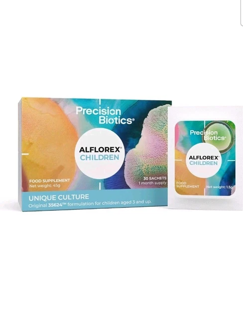 ALFLOREX CHILDREN GUT Health Probiotic Supplements Vanilla Flavour ...