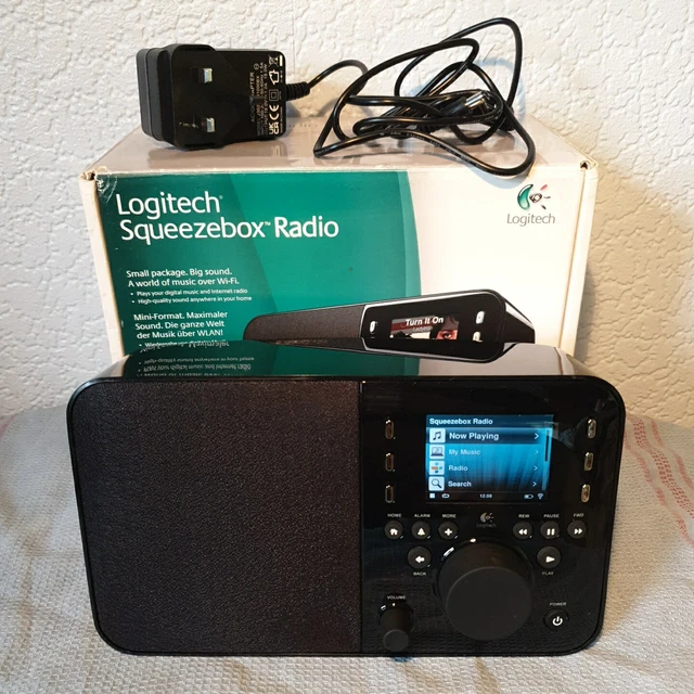 LOGITECH SQUEEZEBOX RADIO Digital Media Streamer X-R0001 - Boxed Tested ...
