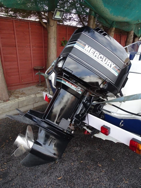FLETCHER BRAVO BLACK Max 17Ft Ski/Wakeboard Speed Boat 150Hp Mercury ...