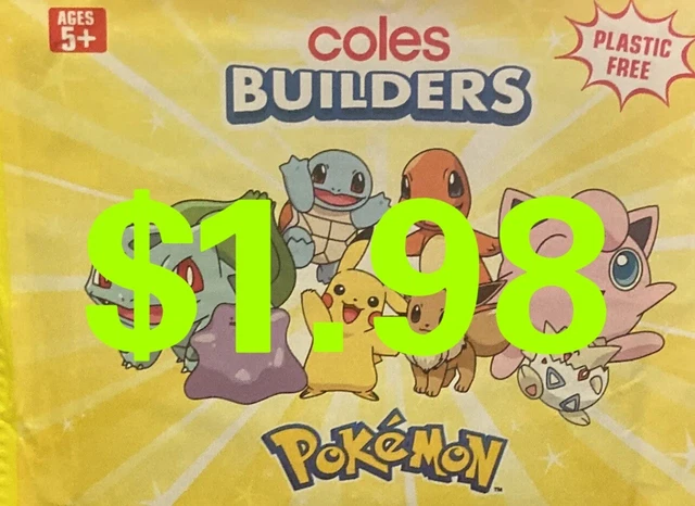 COLES POKEMON BUILDERS ×17 $37.00 - PicClick AU